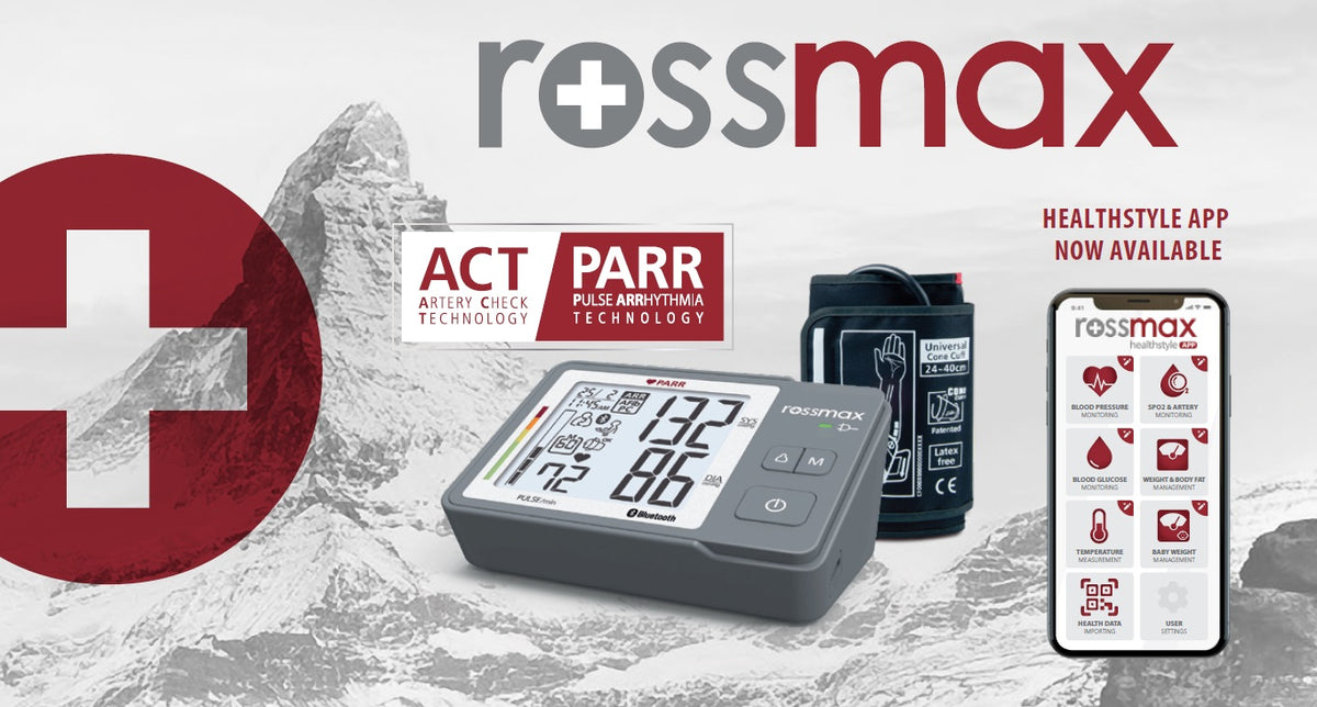 Rossmax Blood Pressure Monitors & Pulse Oximeters – HMGDirect