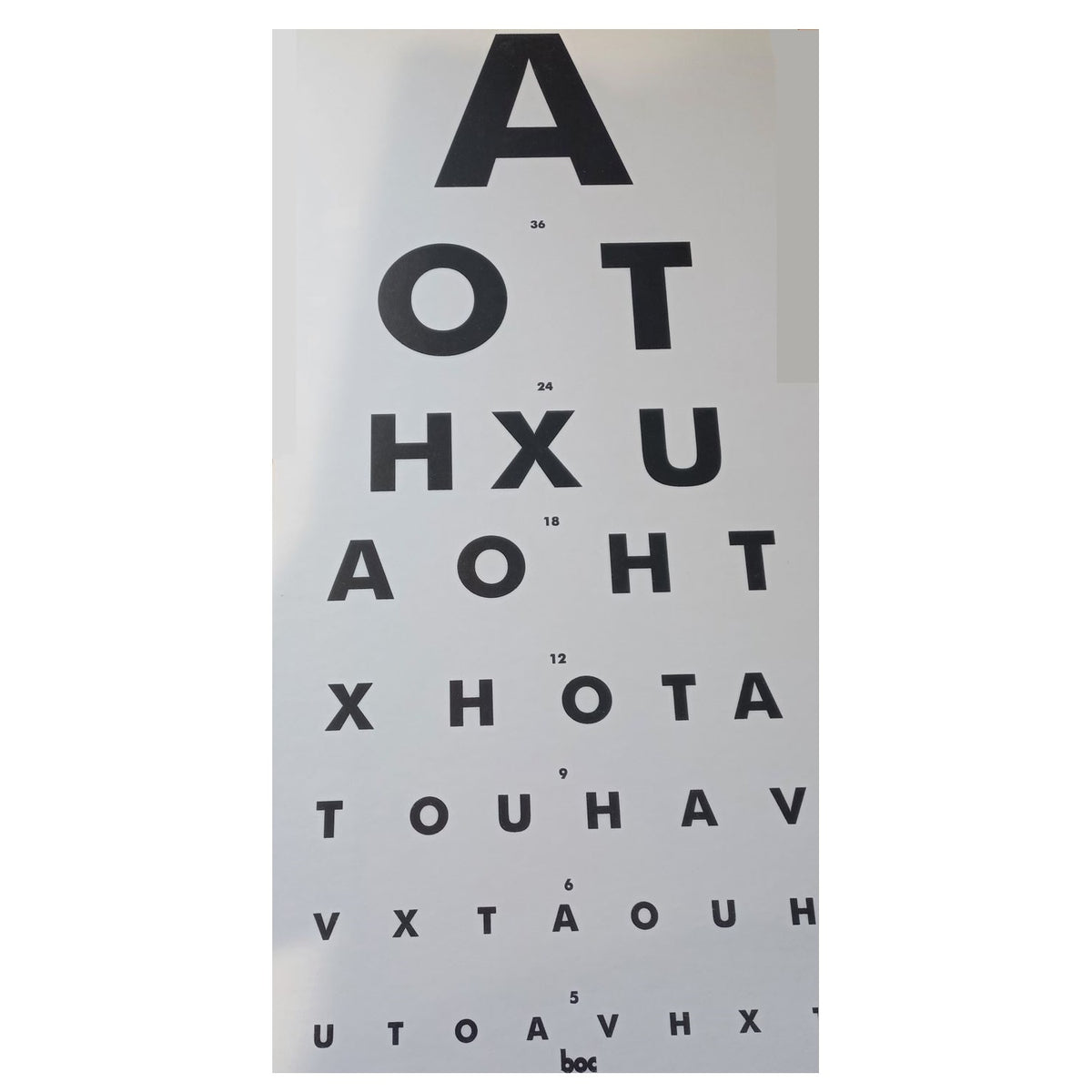 6M AOT Universal Eye Chart – HMGDirect