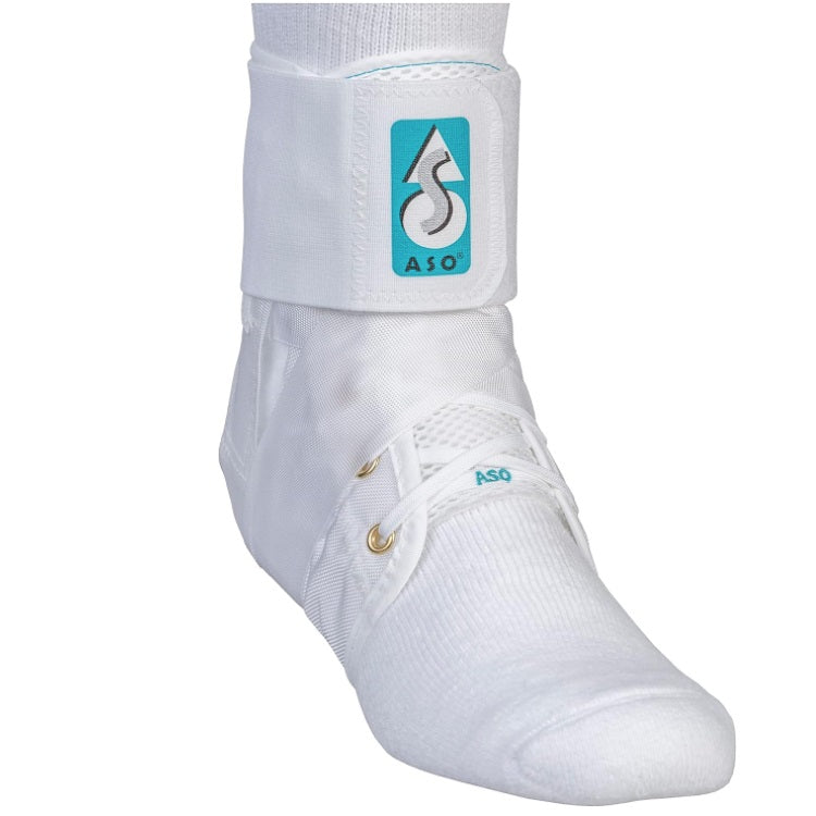 ASO Stabilizing Ankle Brace With Stays (White) – HMGDirect