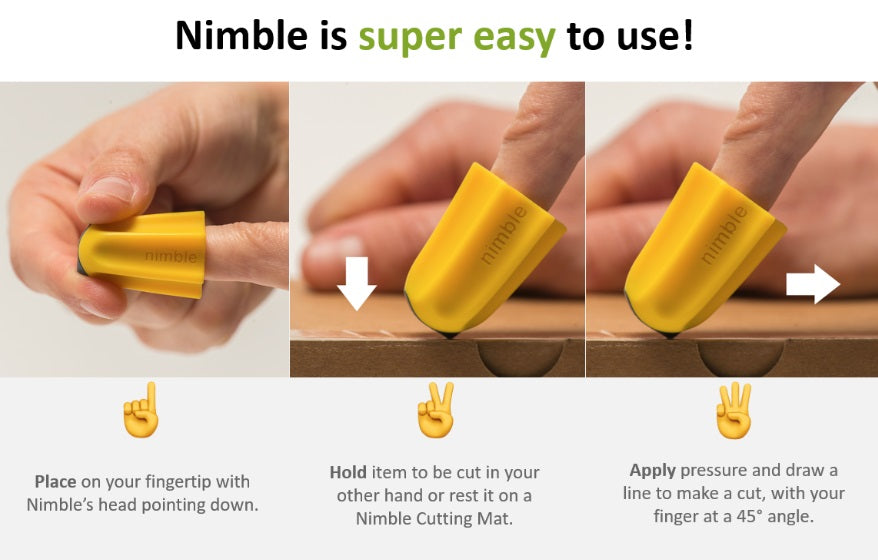 Nimble The Safe One Finger Cutter – HMGDirect
