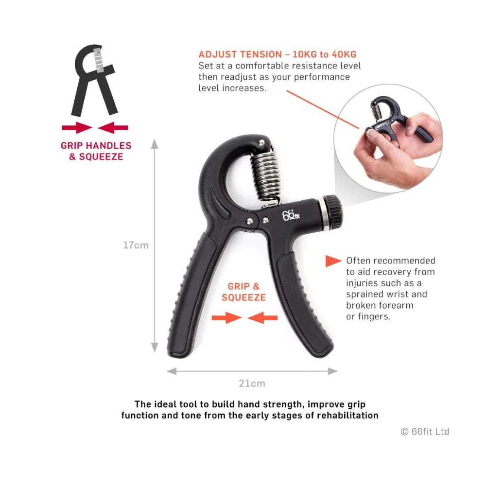 Adjustable Hand Grip Exerciser & Strengthener – HMGDirect