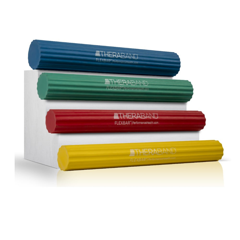 TheraBand FlexBar Resistance Exercise Bar Blue Heavy – HMGDirect