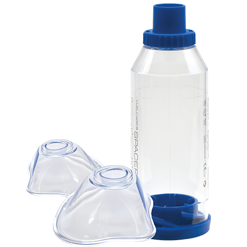 Welcare Asthma COPD Spacer (With Child & Adult Masks) – HMGDirect