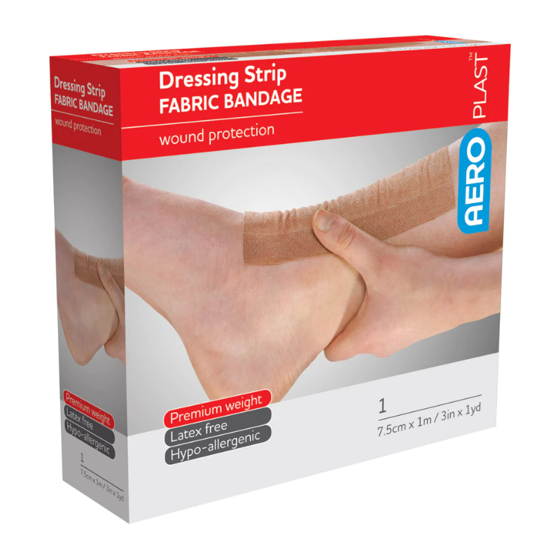 Adhesive Fabric Dressing Strip 7.5cm x 1M – HMGDirect