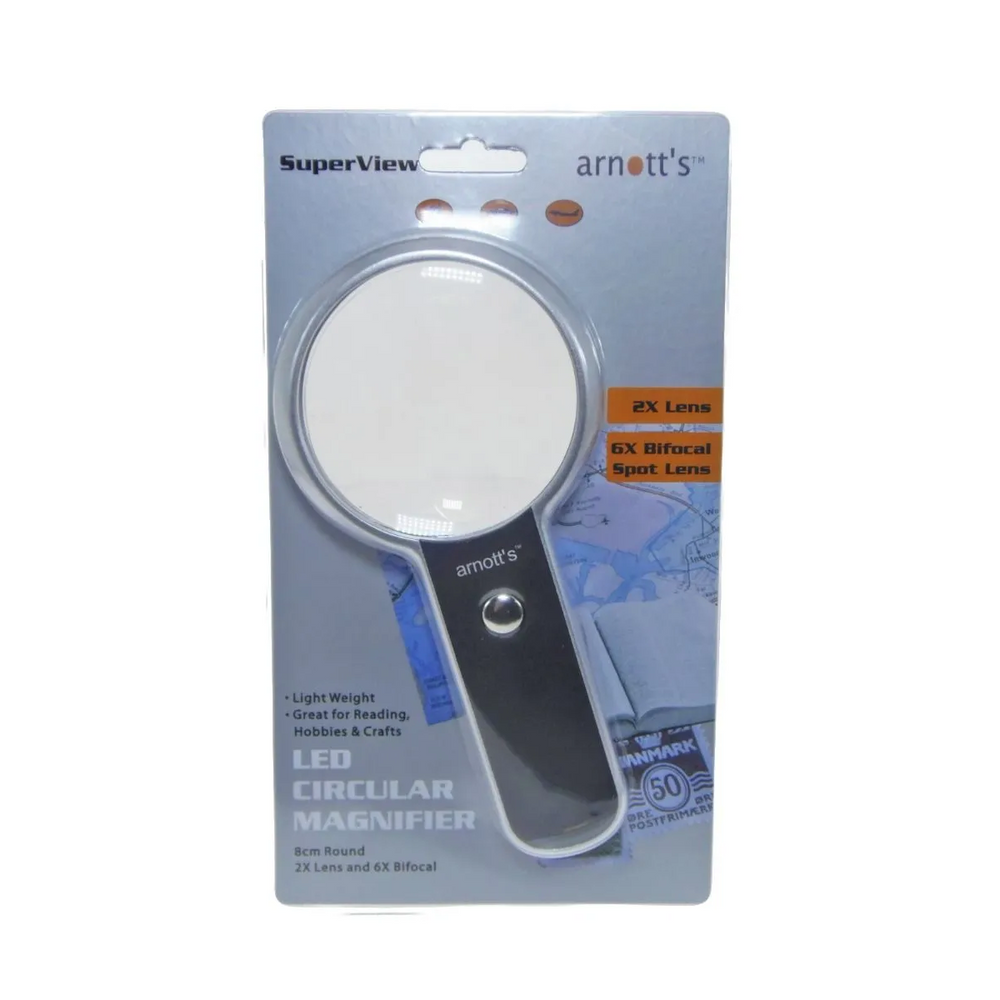 Circular LED Magnifier 8cm – HMGDirect