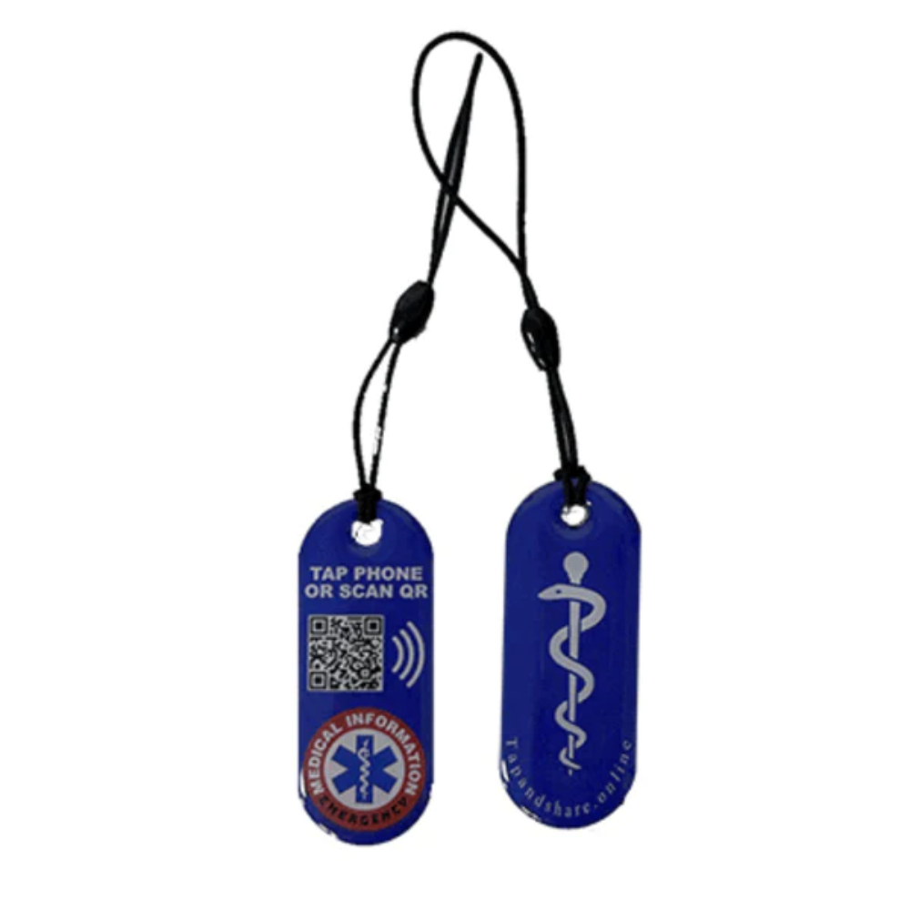 Smart NFC Emergency Medical Information Keyring – HMGDirect