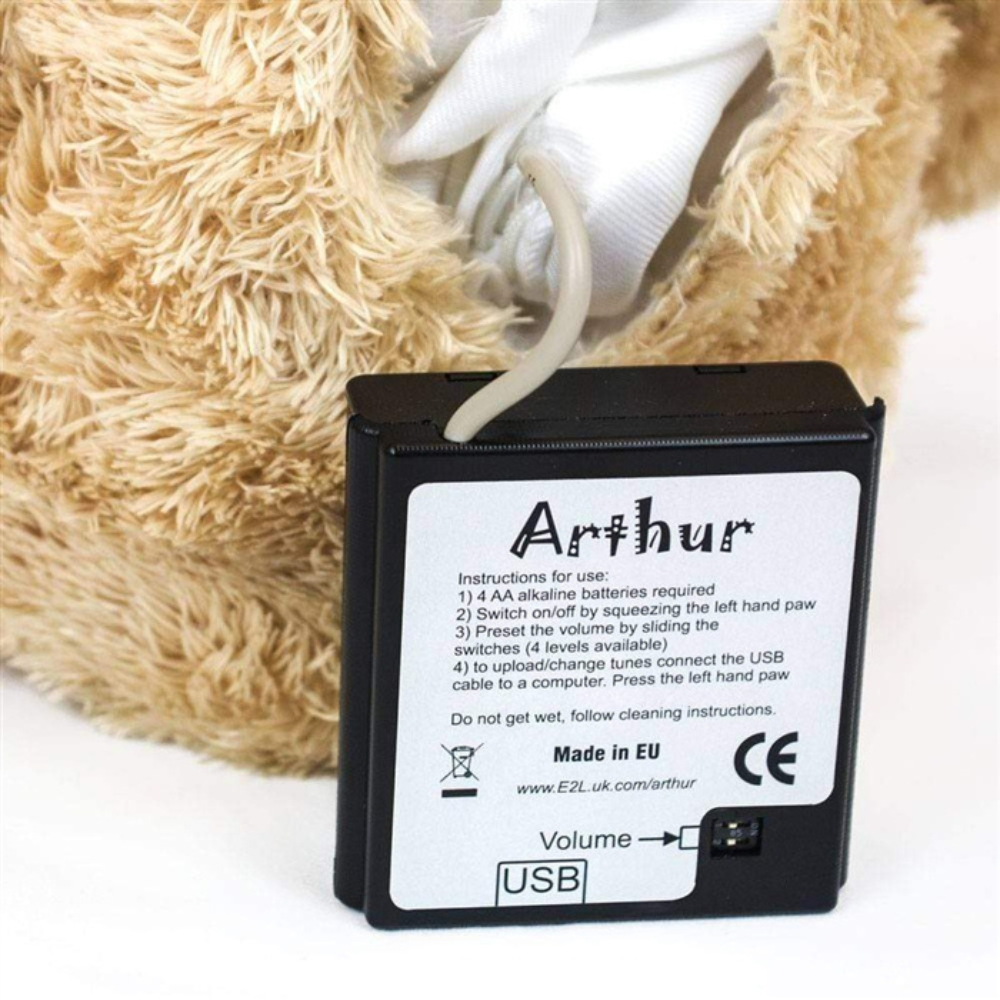 Arthur Bear Musical Teddy Bear For Cognizance & Engagement – HMGDirect