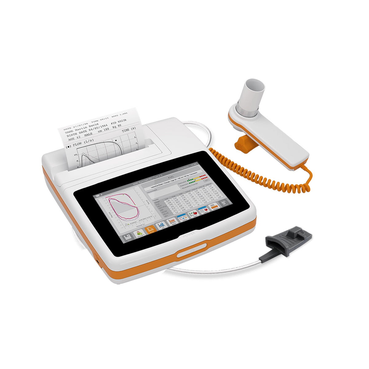 MIR Spirolab Desktop All In One Spirometer With Oximeter & Software ...