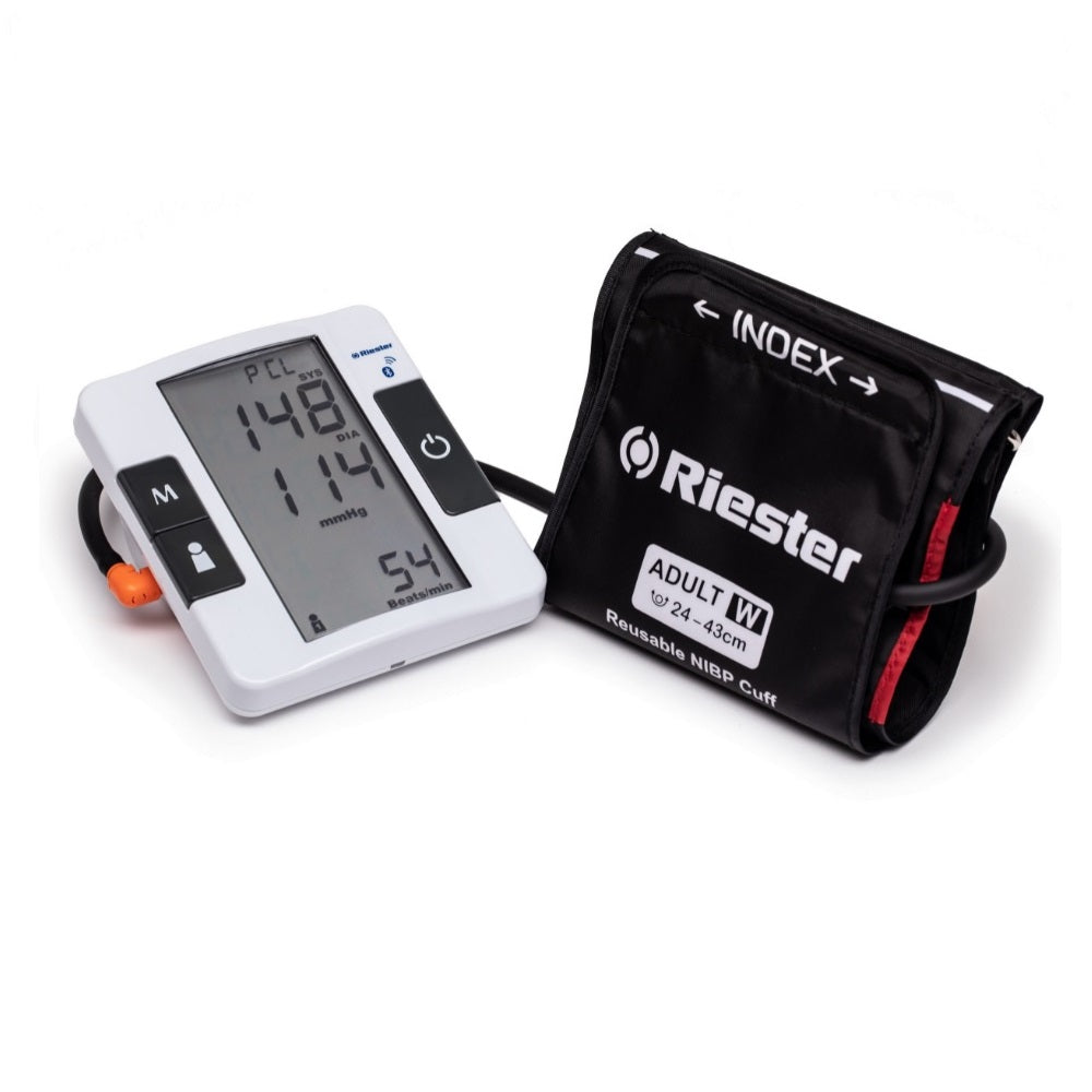 Riester Ri Champion Smart Pro Blood Pressure Monitor With Wide Cuff (2 ...