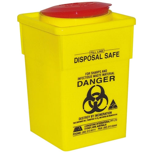 Sharps Waste Disposal Safety Bin 2L | HMGDIRECT – HMGDirect