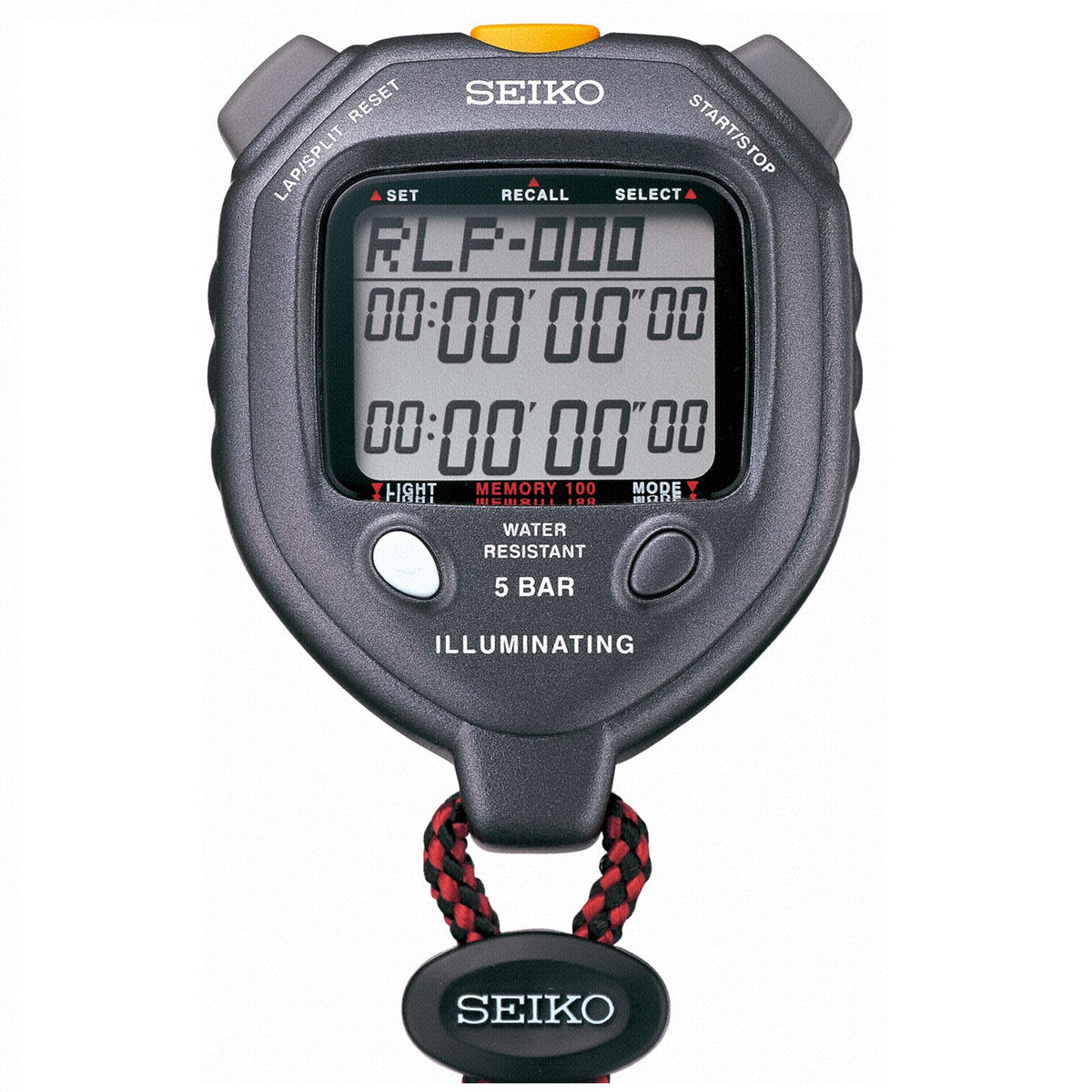 Seiko S23605P 100 Split Professional Stopwatch with LED Backlight ...