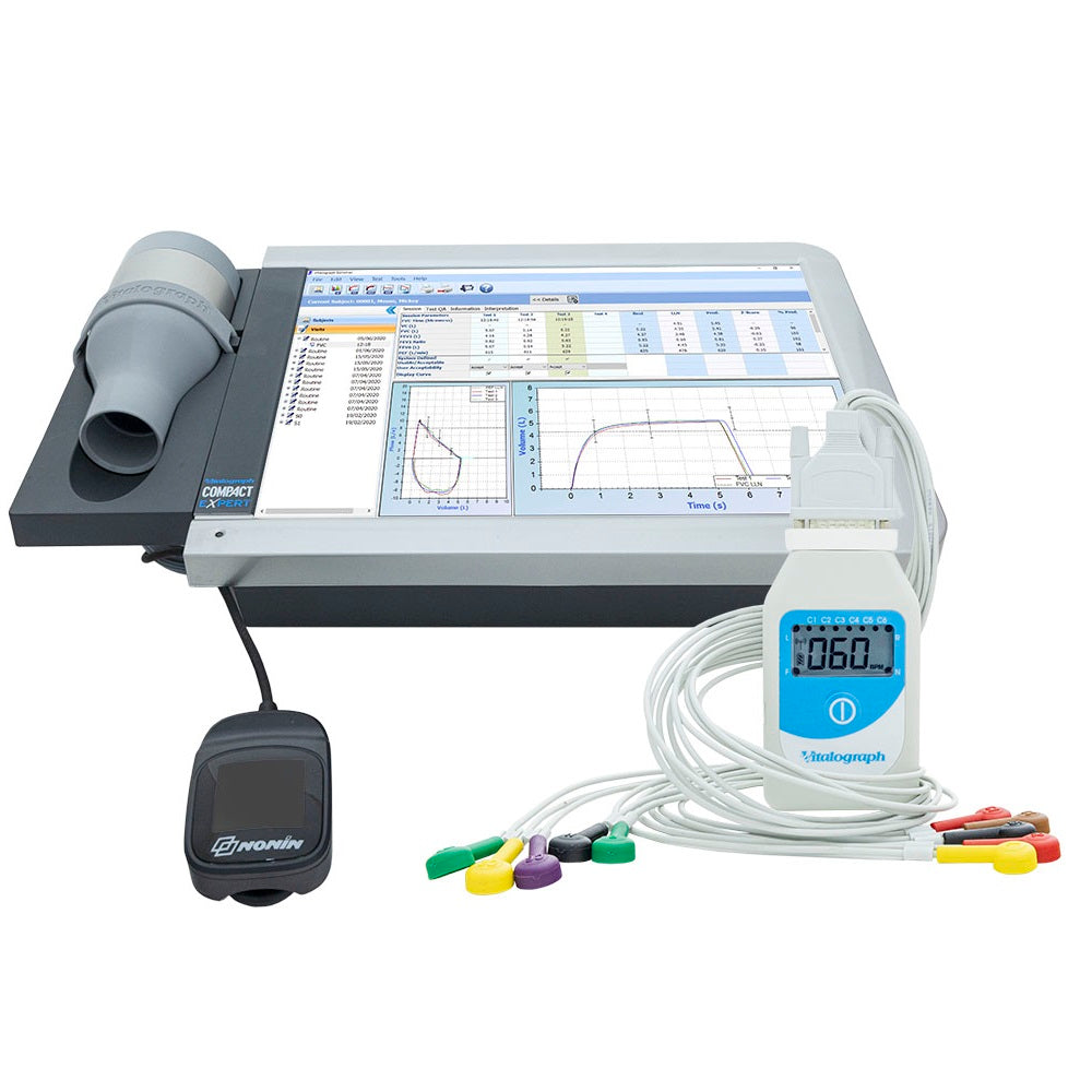 Vitalograph Compact Medical Workstation with Spirometer & ECG – HMGDirect