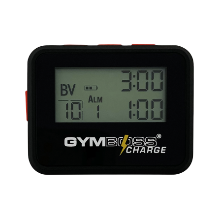 Gymboss Charge Interval Timer with Rechargeable Battery & Backlight ...